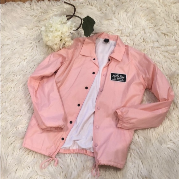 Hella Bay | Jackets & Coats | Pink Utility Jacket Cali Style Chicana ...